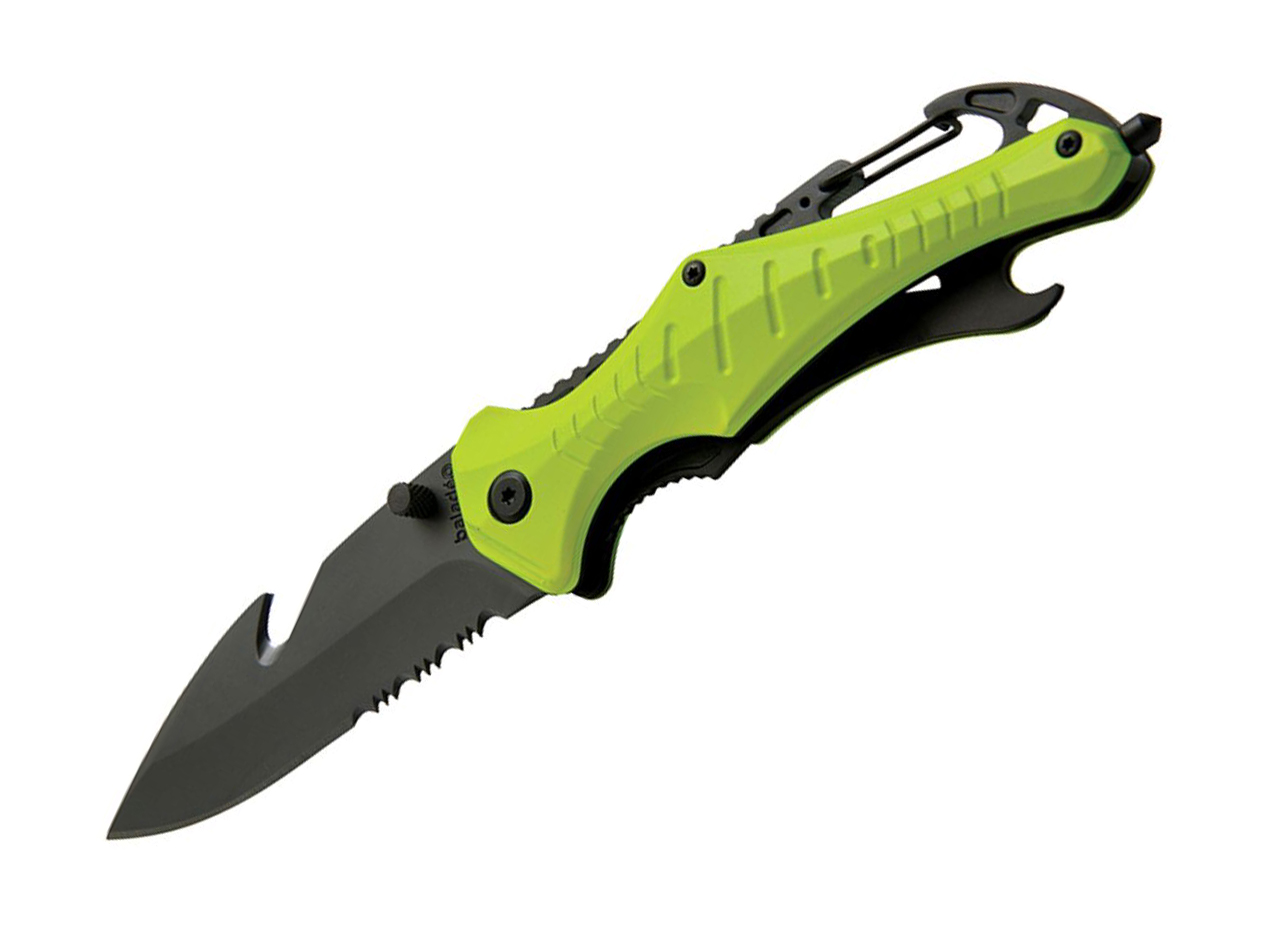 Granbergs - Baladeo Security Knife Emergency - Fluro Yellow