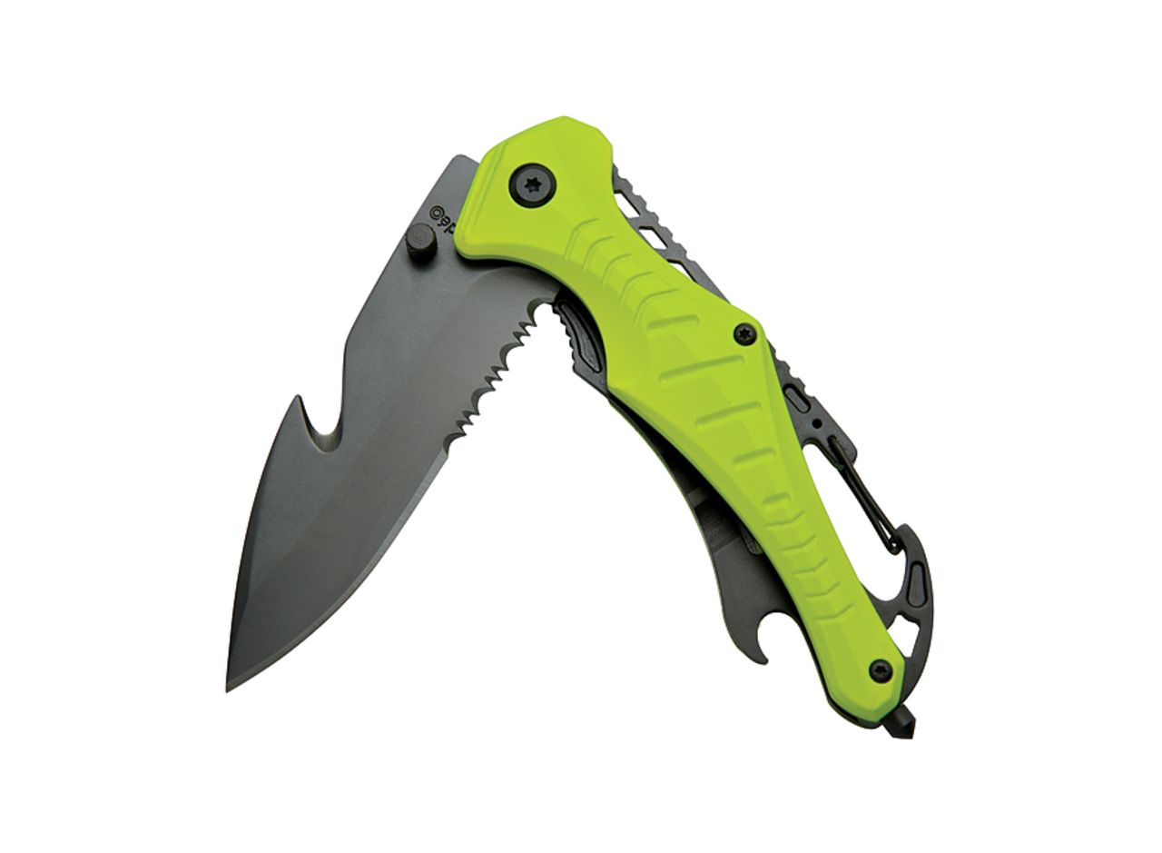 Granbergs - Baladeo Security Knife Emergency - Fluro Yellow